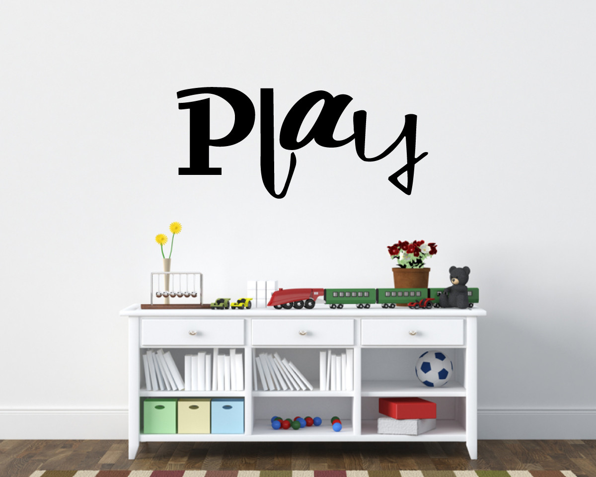 Play Vinyl Wall Decal - Rapid Vinyl