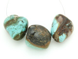 Turquoise Focal Beads - Happy Mango Beads