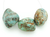 Turquoise Focal Beads - Happy Mango Beads