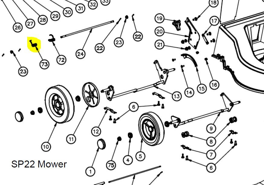 34117 } REAR FLAP SPRING RIG