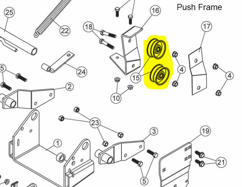 102057 } FLAT PULLEY - Salem Power Equipment, LLC