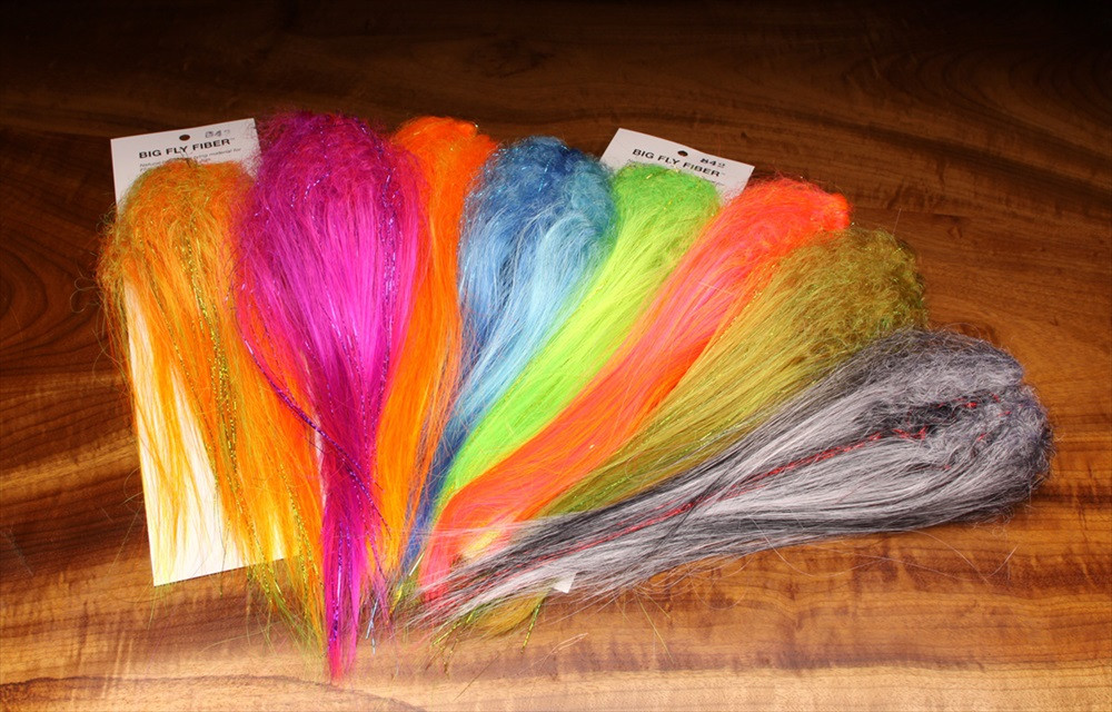 Hedron, Inc. // Hedron Big Fly Musky Fiber Blends w/ Curl
