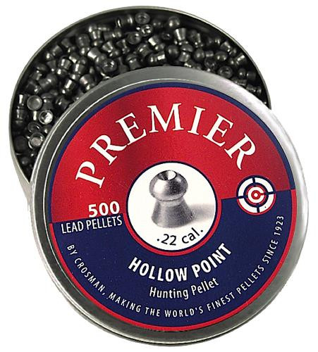 Crosman LHP22 Premier Pellets Hollow Point .22 Stainless - Dance's ...