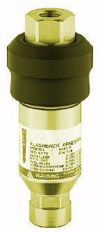 Flash Arrestor Brass 9/16-18 Right Hand FXM Model 8491-OR For Oxidizers ...