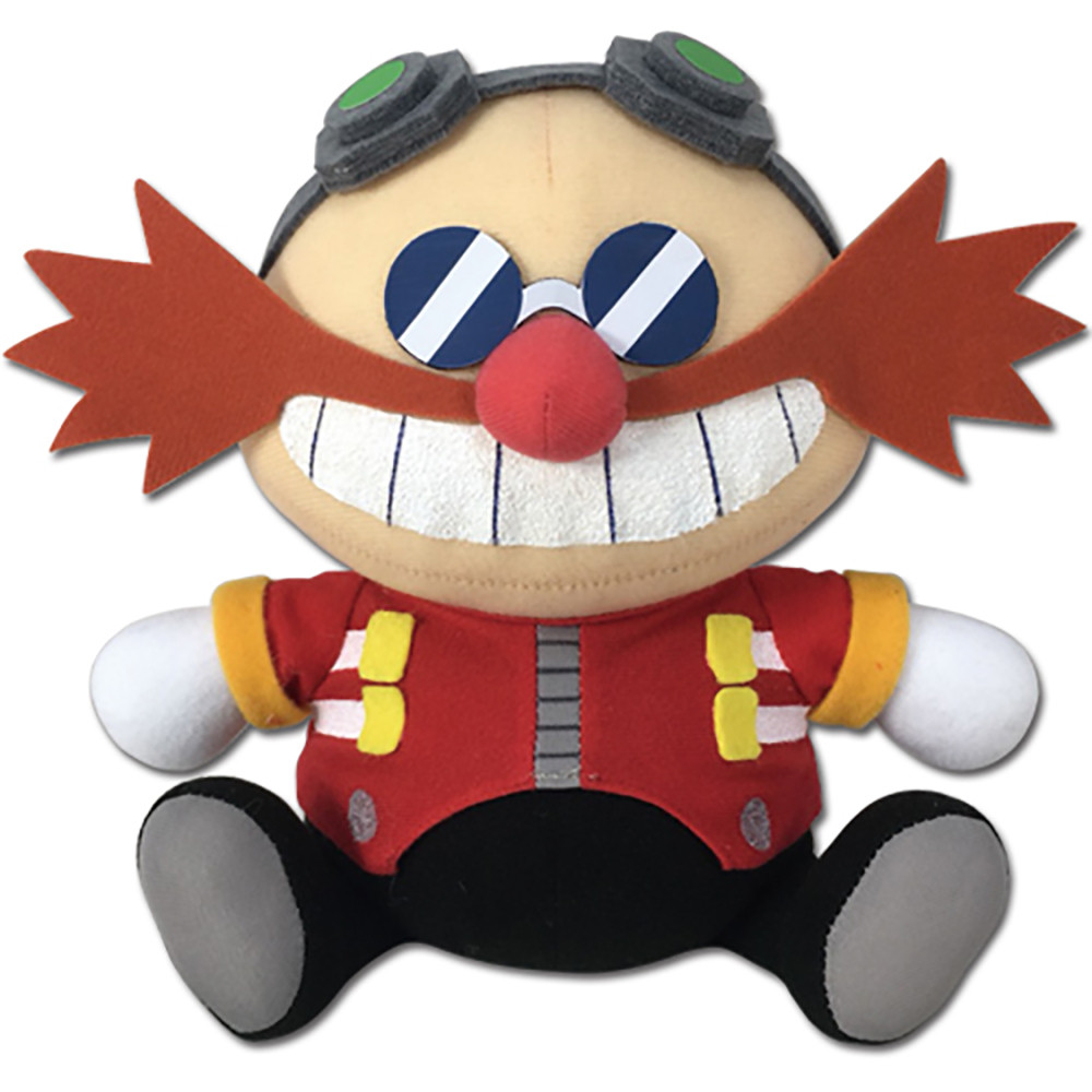 Sonic the Hedgehog: SD Dr. Eggman Sitting Plush - Circle Red
