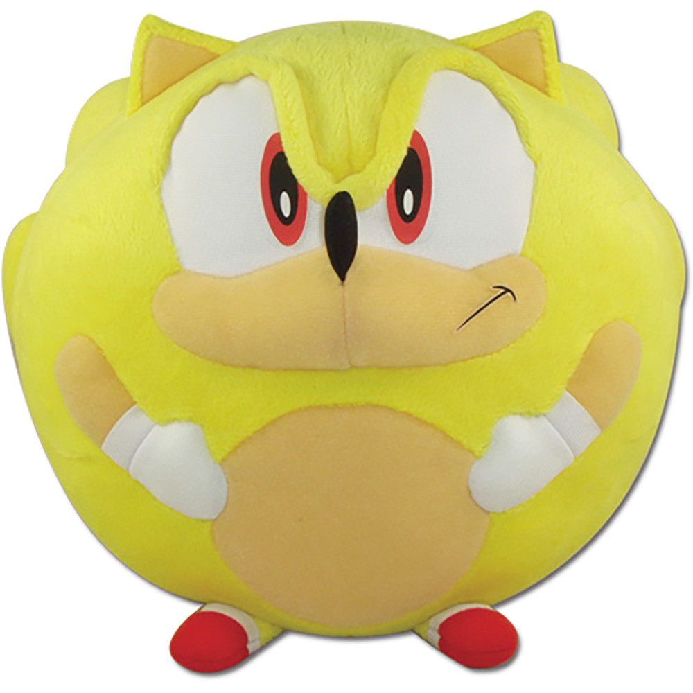 Sonic the Hedgehog: Super Sonic Ball Plush - Circle Red