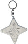 Naruto: Sasuke Shuriken Shape Key Chain - Circle Red