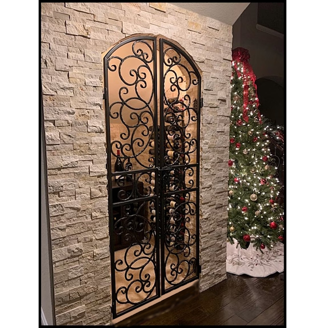 New! - The Bordeaux Iron Wine Cellar Gate