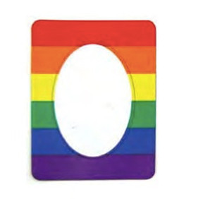 Gay Flag Magnetic Photo Frame - LGBT Lesbian and Gay Pride Decal ...