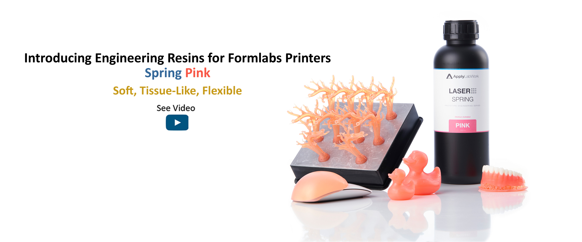 ApplyLabWork｜3D Printing Resins for SLA/ DLP/ LED/ LCD Printer compatible