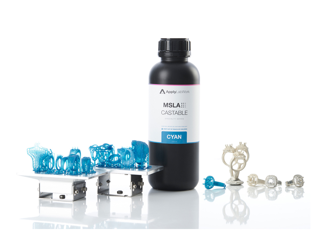Introducing MSLA Castable Resin for LCD Printers - ApplyLabWork