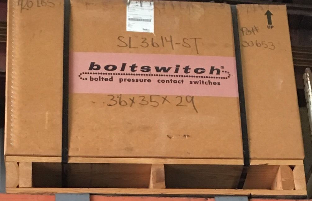 SL3614-ST Bolt Switch 5000 Amp With 120 Volt Shut Trip