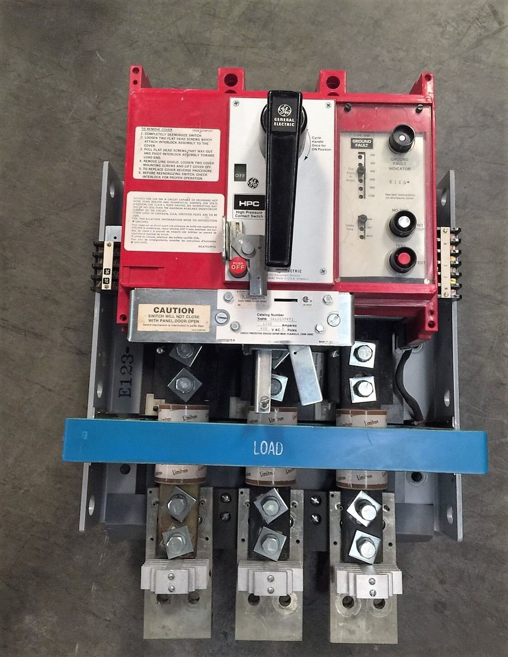 General Electric THPR3612G3TRT1 1200 Amp Switch - National Circuit ...