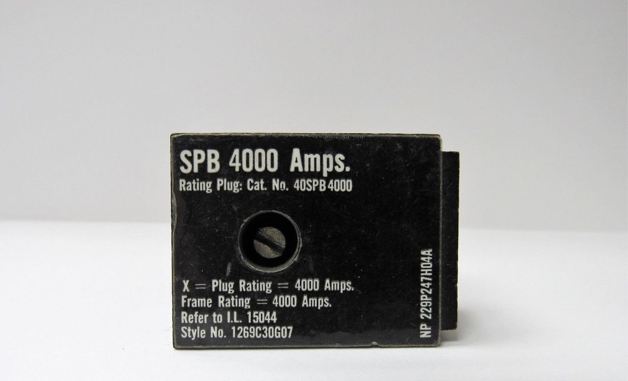 WESTINGHOUSE 40SPB4000 4000A RATING PLUG - National Circuit Breaker Store