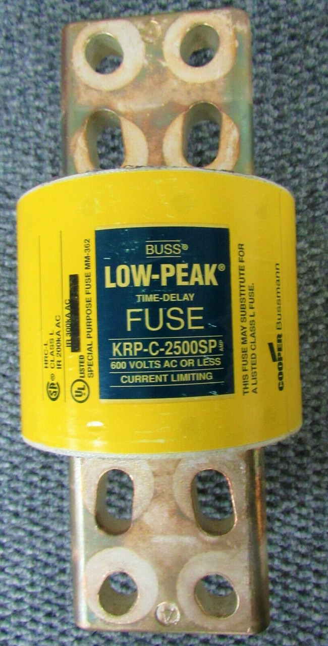 BUSS FUSE KRP C 2500SP AMP 600 VOLTS - National Circuit Breaker Store