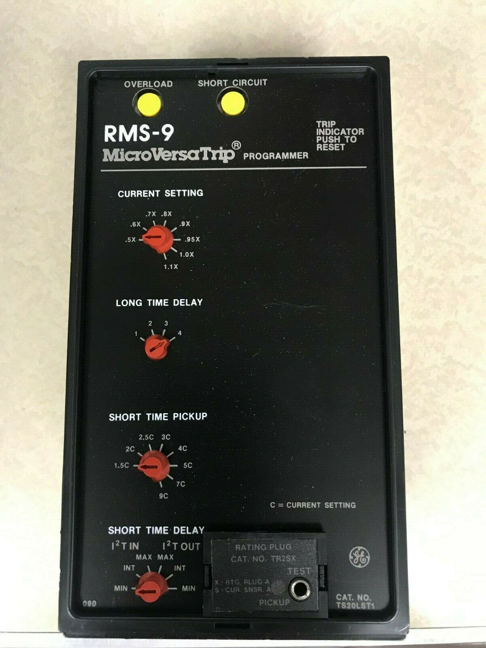 GE MICRO VERSA TRIP UNIT TS20LST1 w/ TR2SX RATING PLUG NEW SURPLUS ...