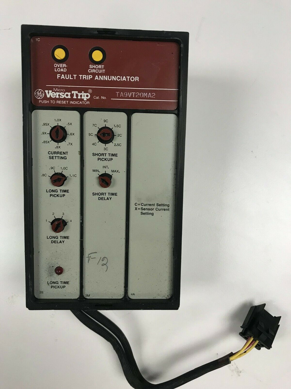 GE TA9VT20MA2 TRIP UNIT MICRO VERSA TRIP - National Circuit Breaker Store