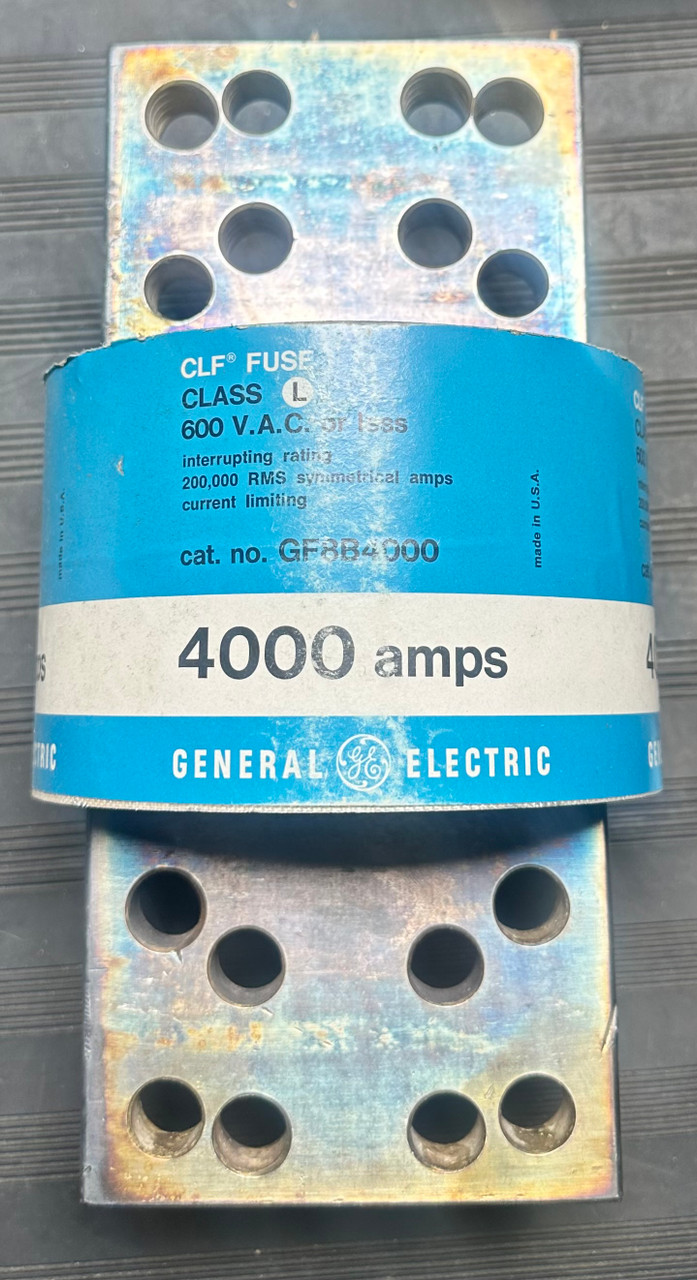 GENERAL ELECTRIC CLF FUSE 4000A, 600V CLASS L - National Circuit ...