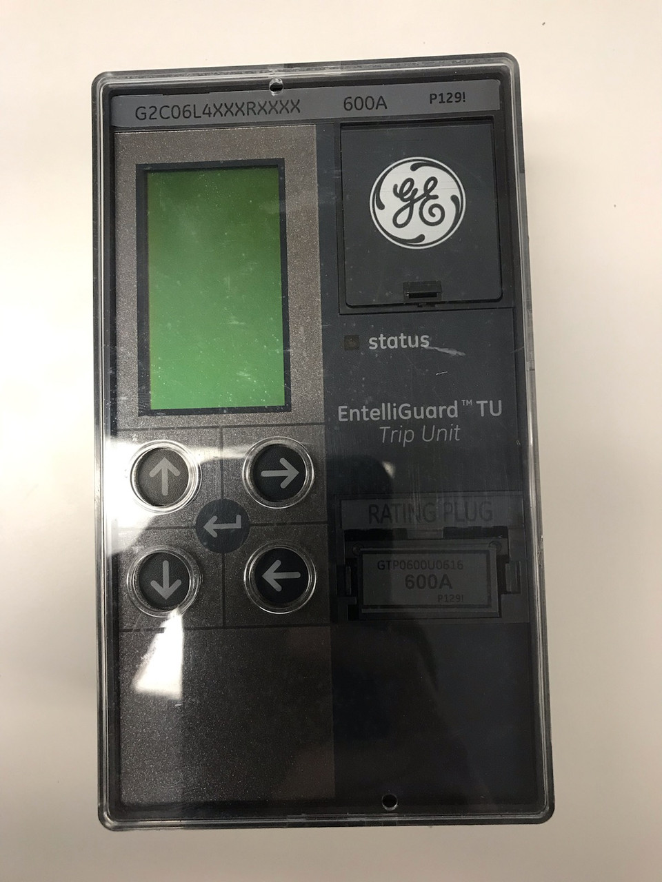GE Entelliguard TU Trip Unit G2C06L4XXXRXXXX 600A - National Circuit ...