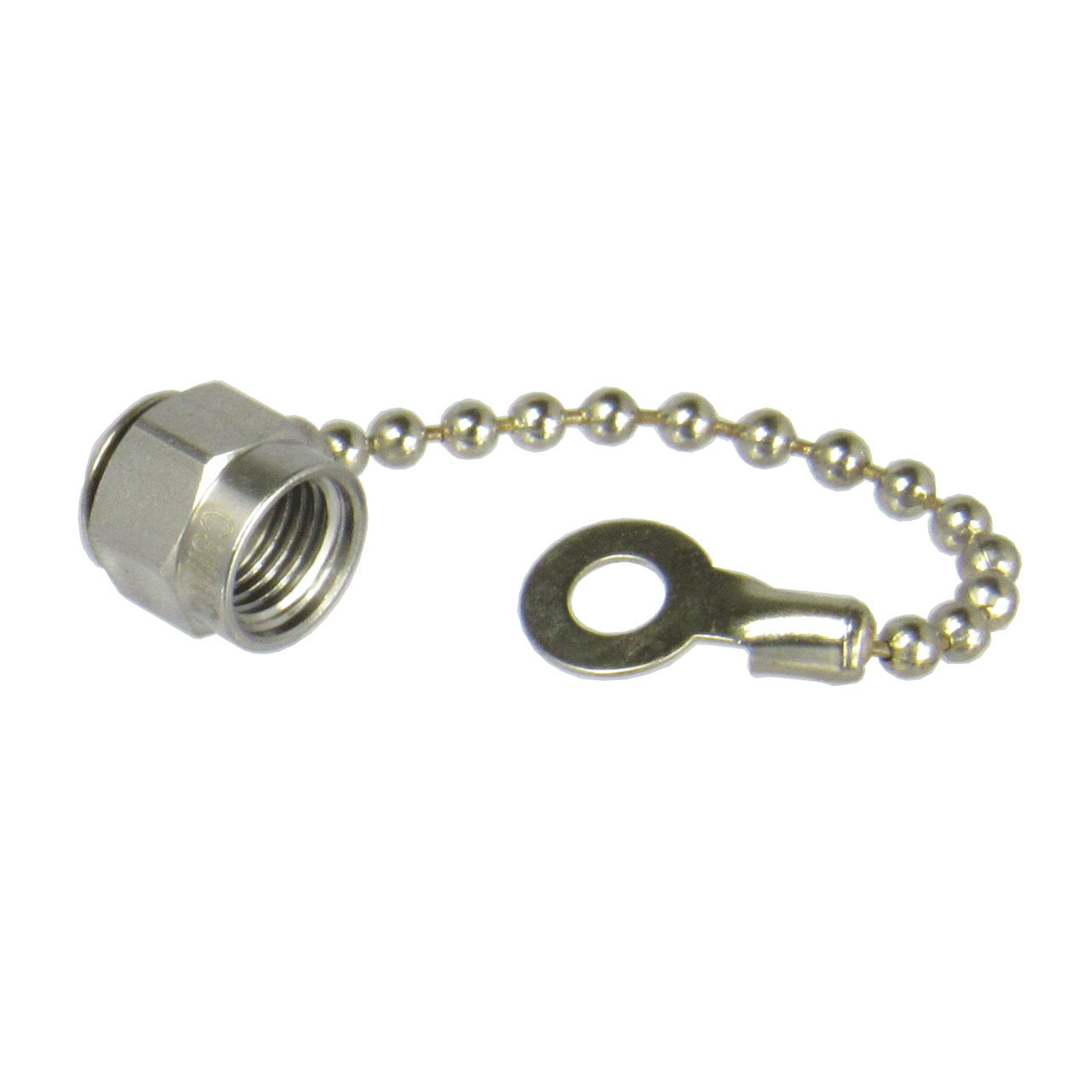 CSM1C Dust Cap Male for SMA 2.92mm 3.5mm S Steel w Chain