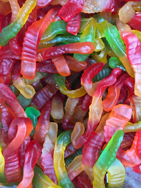 Gummy Worms Assorted 1 Lb True Confections Candy Store And More