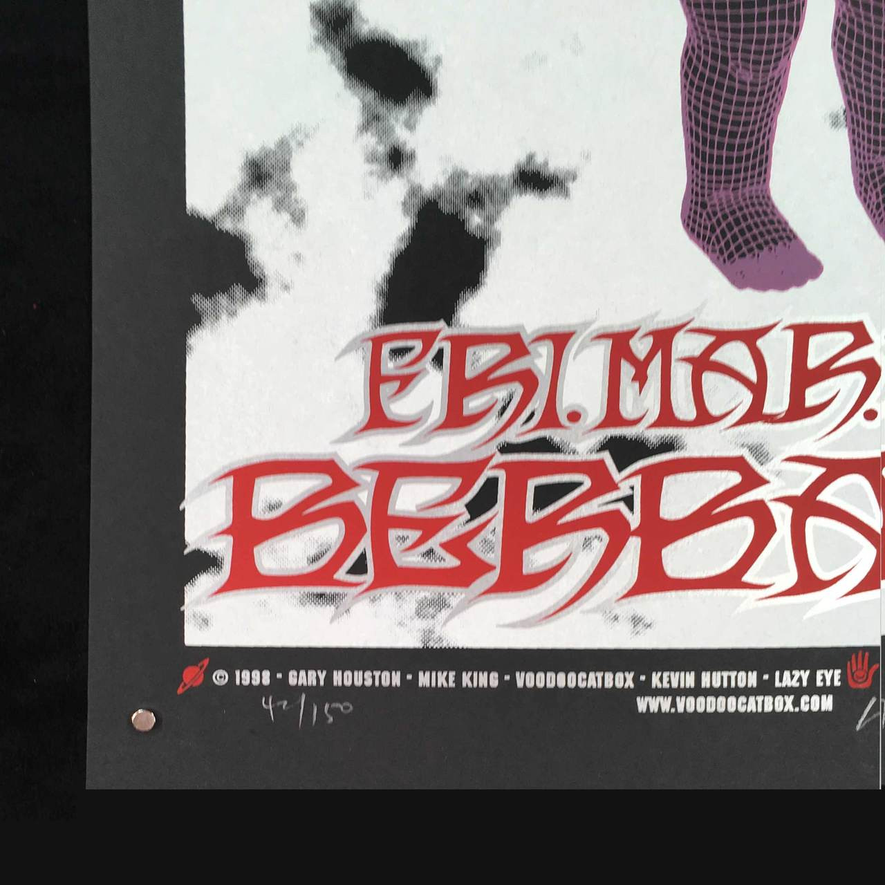 Chris Whitley Poster Michelle Malone Berbati's Pan 1998 Signed 150 Gary ...