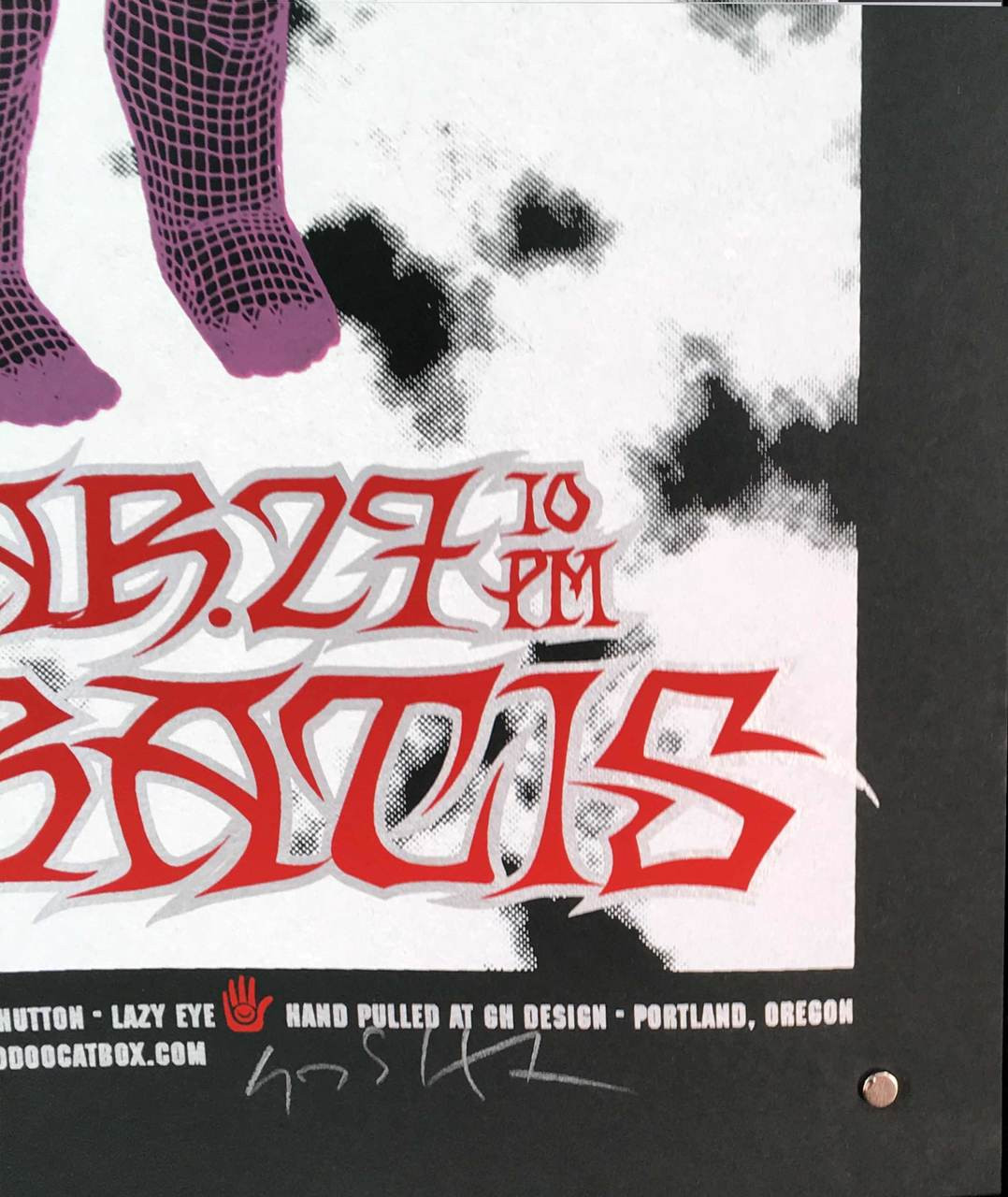 Chris Whitley Poster Michelle Malone Berbati's Pan 1998 Signed 150 Gary ...