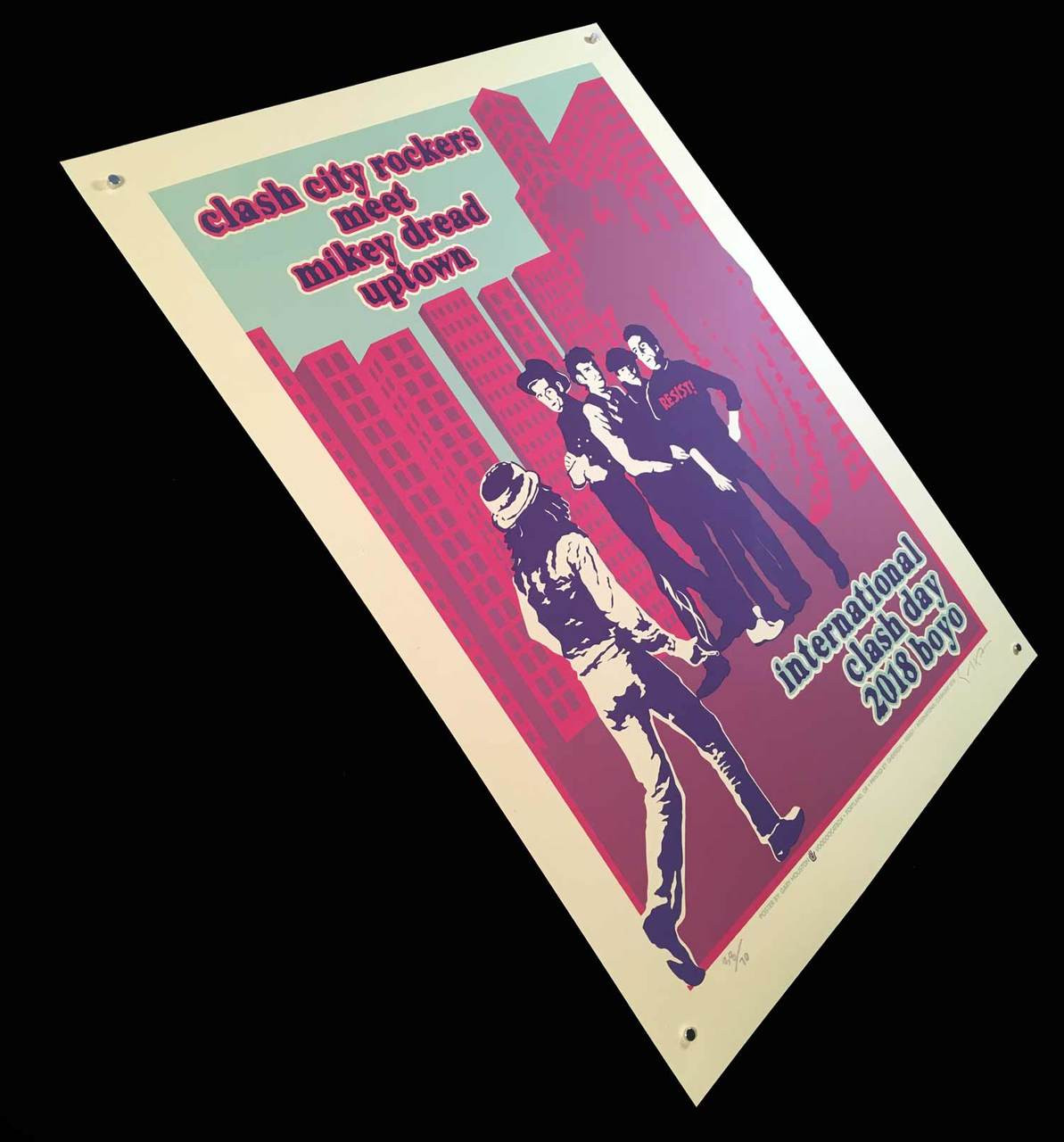 International Clash Day Poster SN 70 Clash City Rockers Mikey Dread ...