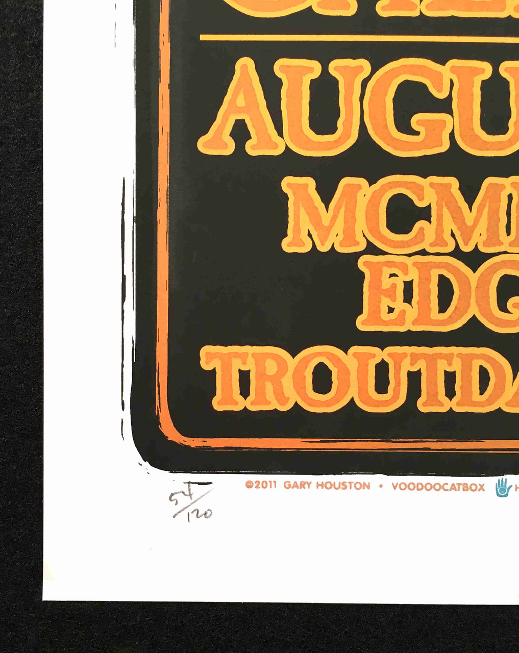 Amos Lee Poster Calexico McMenamins 2011 Signed Silkscreen Gary Houston ...