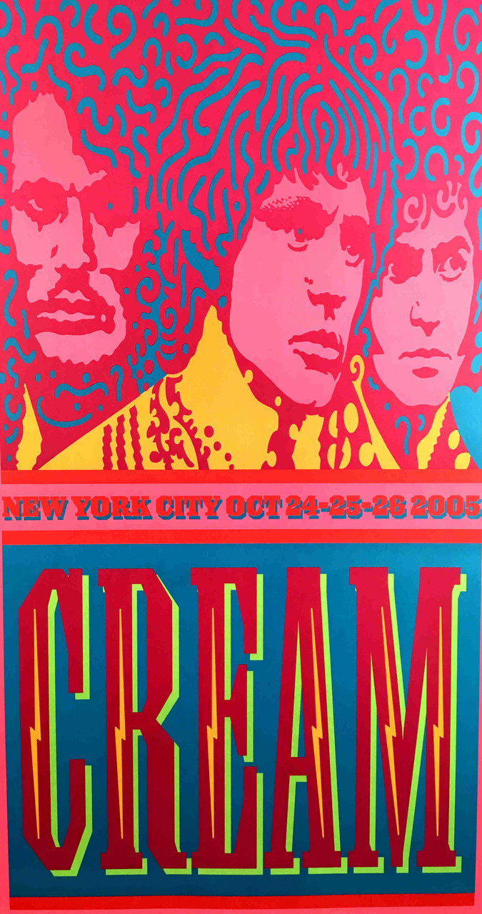 Cream Madison Square Garden Original Show Poster Proof Signed by Van ...