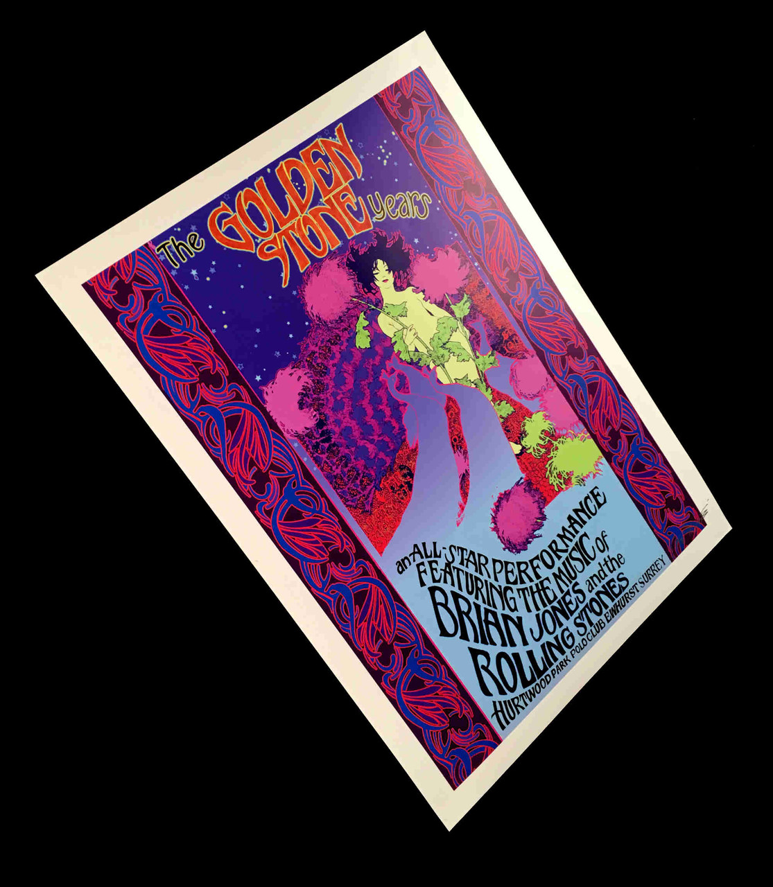 Brian Jones Poster The Golden Rolling Stone Years Hurtwood Park Polo ...