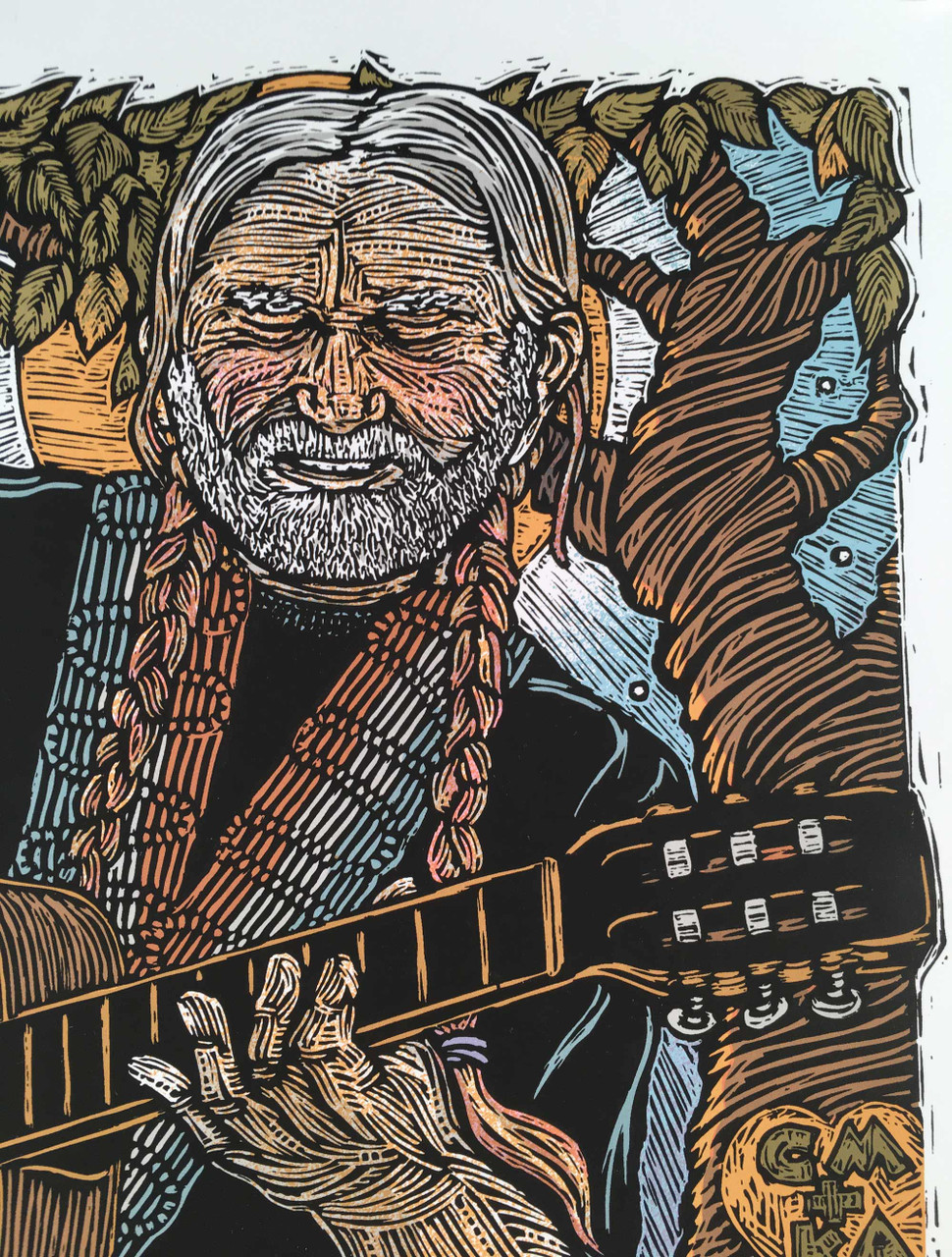 Willie Nelson Poster Kacey Musgraves Original S/N Silkscreen Signed ...