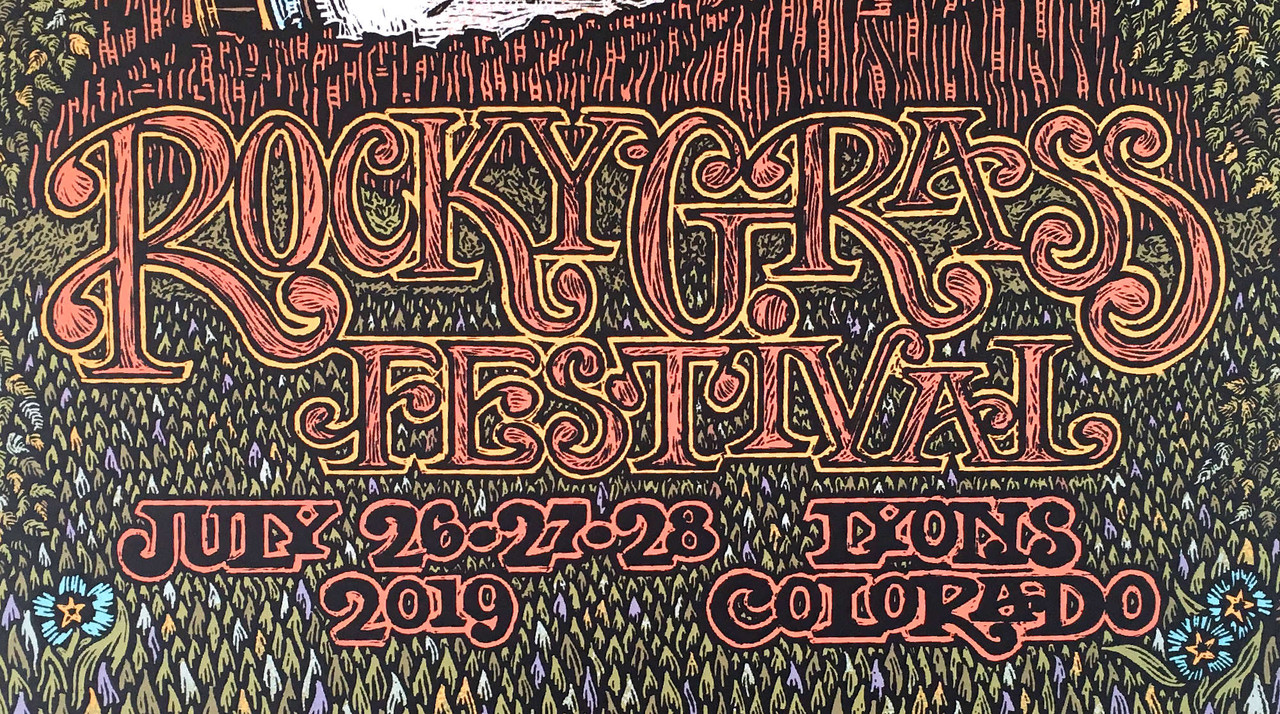 RockyGrass Festival Poster 2019 Original Signed Silkscreen Gary Houston ...