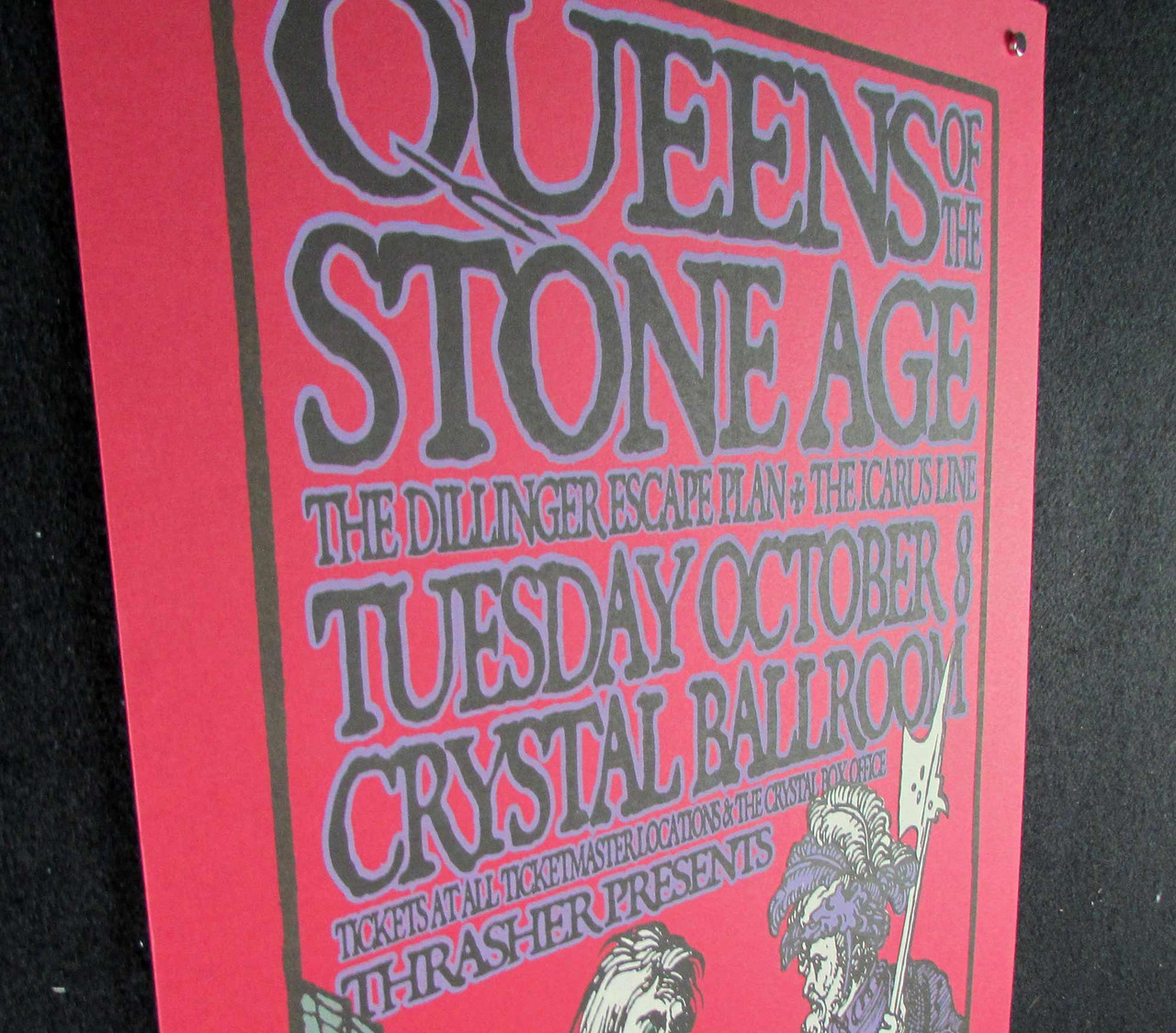 Queens of the Stone Age QOTSA Portland 2002 Original Hand-Signed by ...