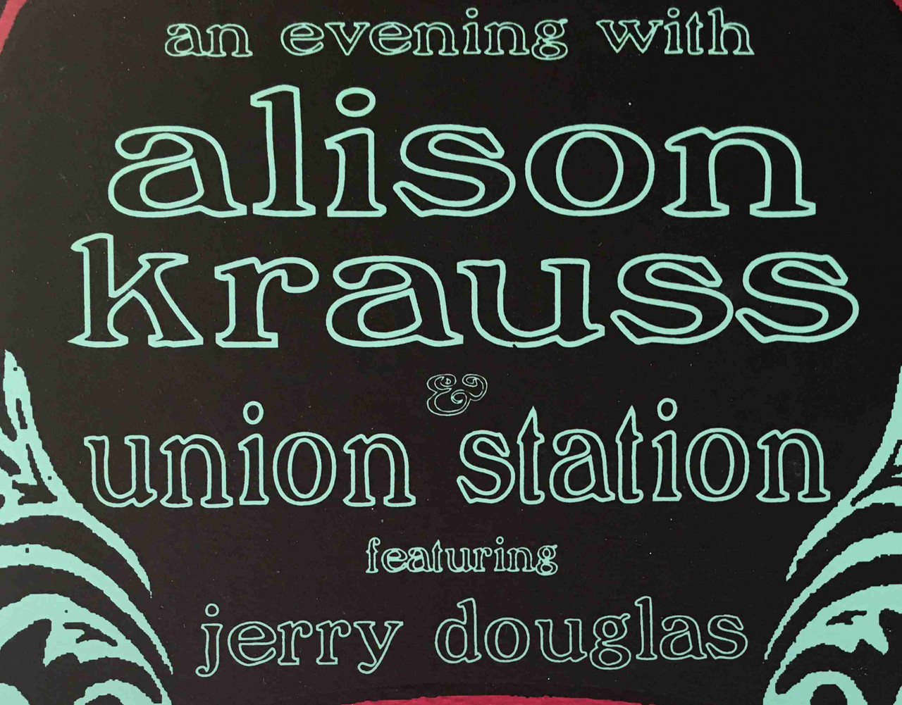 Alison Krauss Union Station Jerry Douglas Poster McMenamins Signed Gary ...