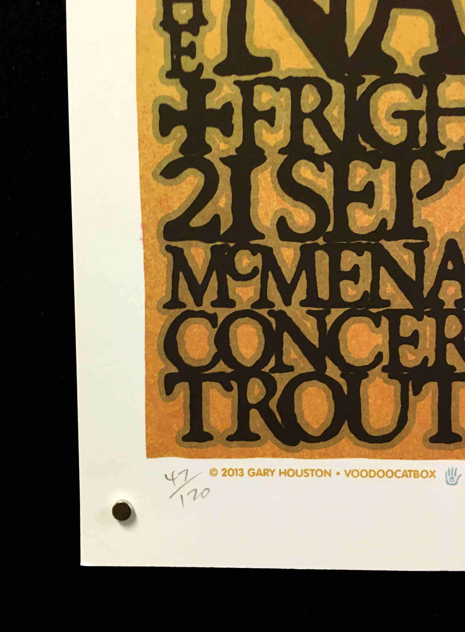 The National Poster McMenamins 2013 w Frightened Rabbit S/N by Gary ...