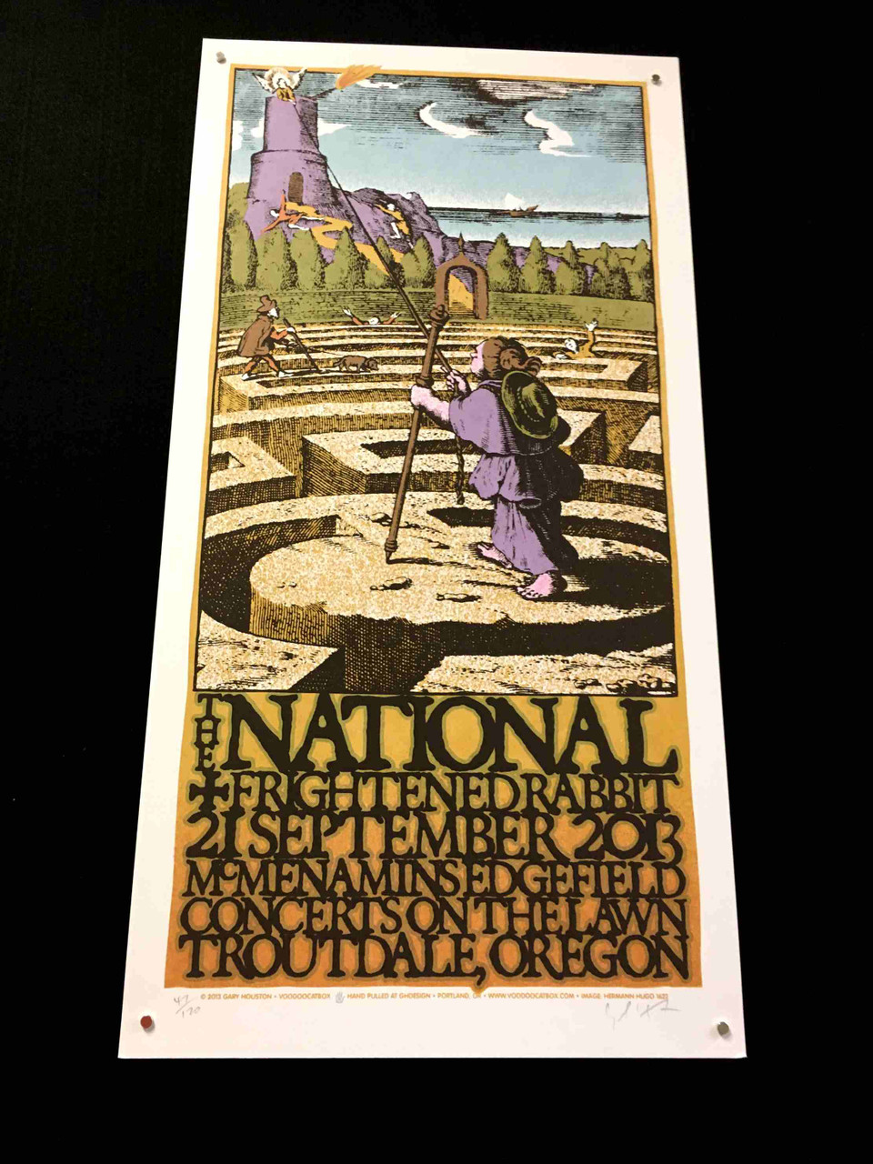 The National Poster McMenamins 2013 w Frightened Rabbit S/N by Gary ...