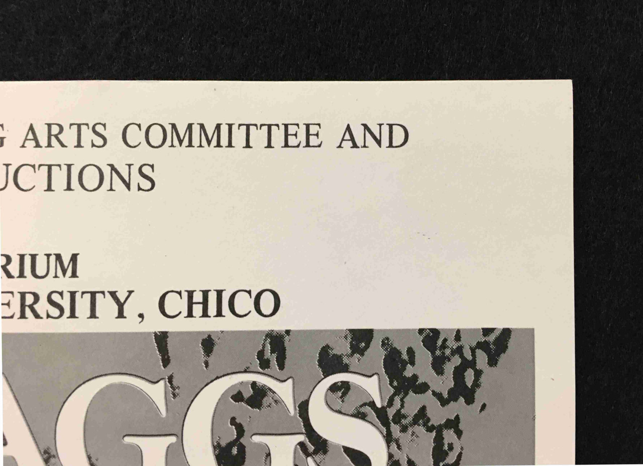 Boz Scaggs Poster David LaFlamme Original Carson-Morris CSU Chico 1971 ...