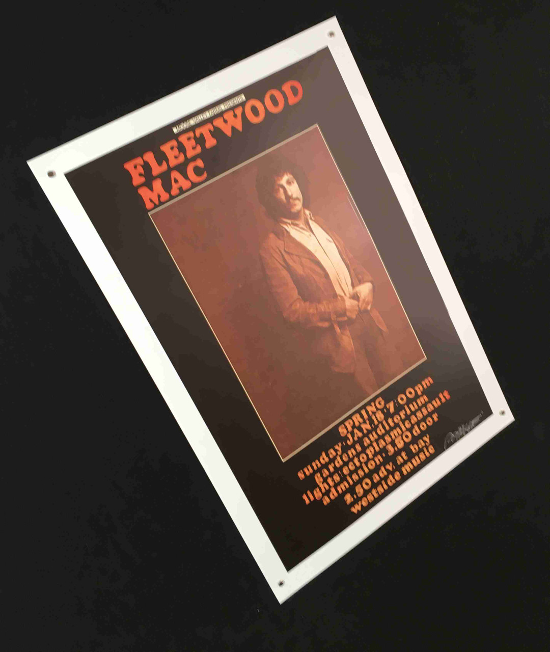 Fleetwood Mac Poster Nice Bob Masse A/E Reprint from 1971 featuring ...