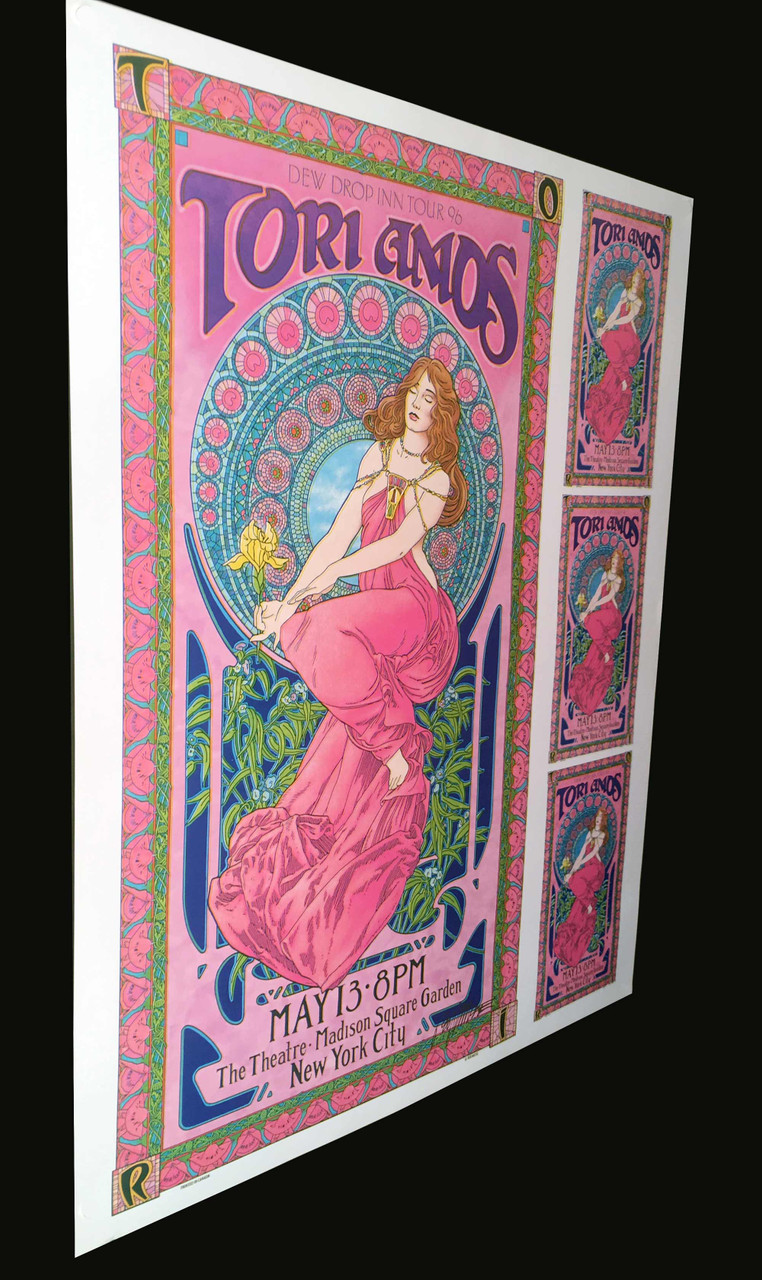Tori Amos Poster Madison Square Garden 1996 Uncut Offset Proof Signed ...