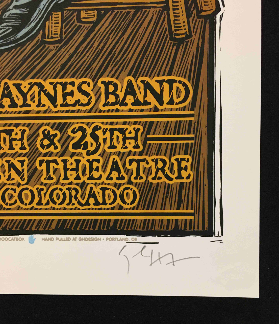 Warren Haynes Band Poster Denver 2011 Orig Silkscreen Hand-Signed Gary ...
