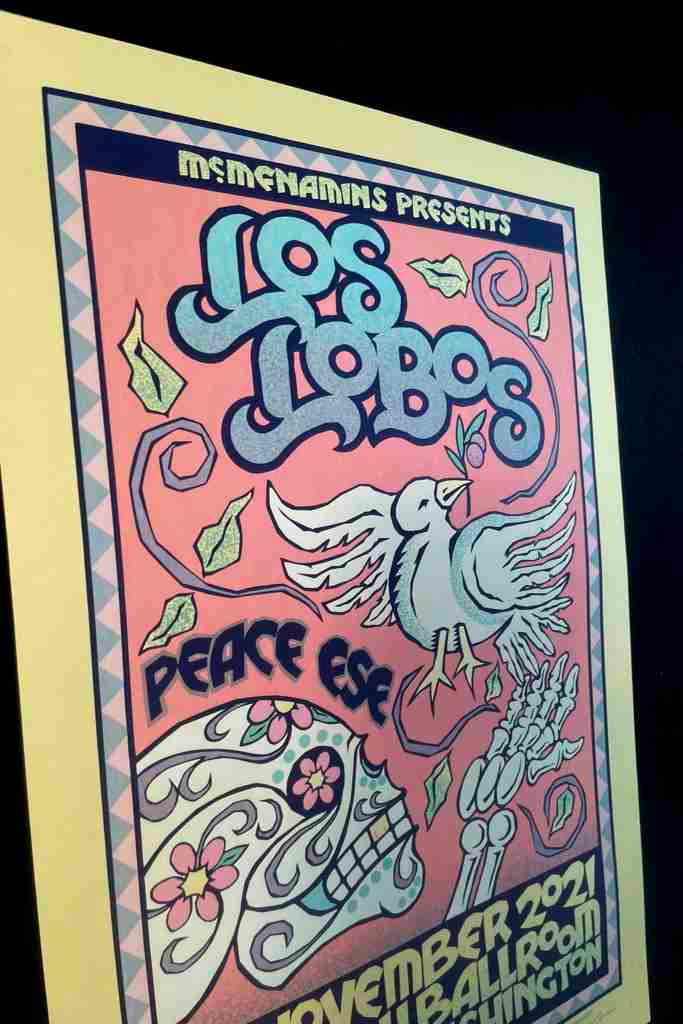 Los Lobos Poster Spanish Ballroom Tacoma Original Signed Silkscreen ...