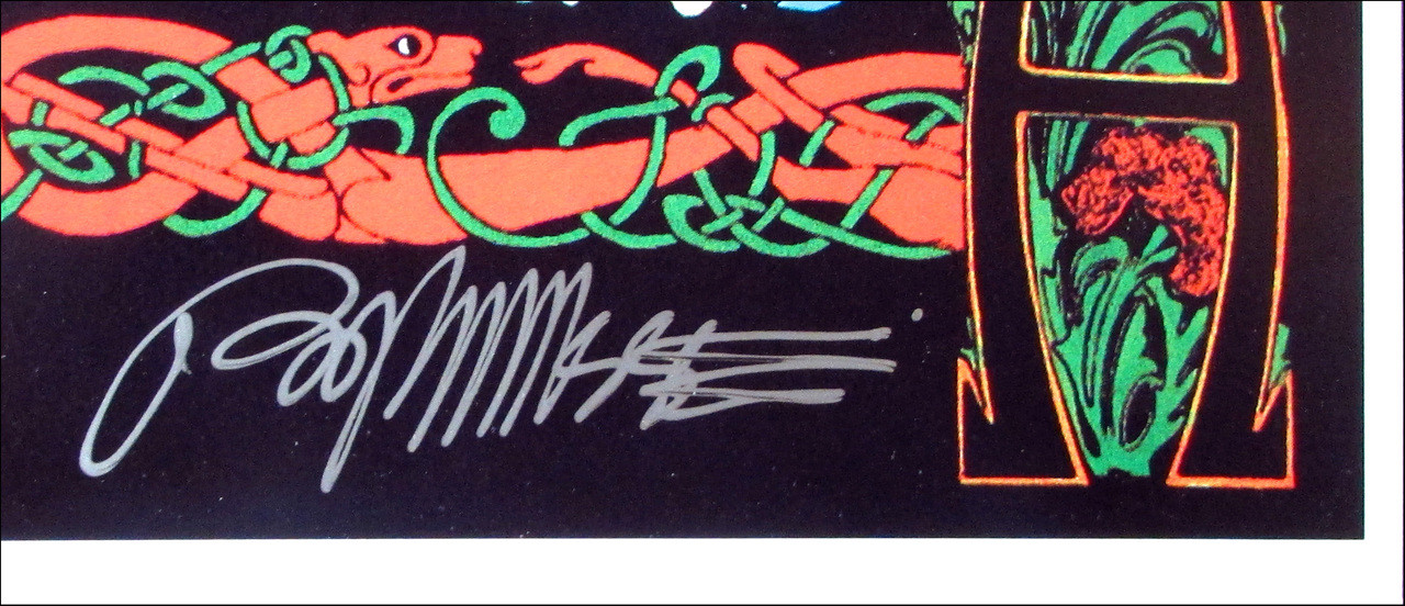 Rush Poster Houston 2002 Original Poster Hand-Signed by Bob Masse