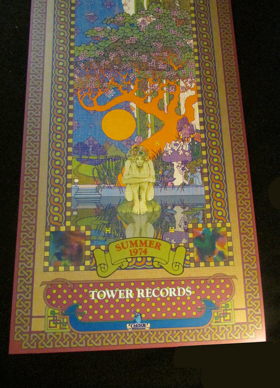 Tower Records Poster "Summer 1974" Original Print Series Rare Frank ...