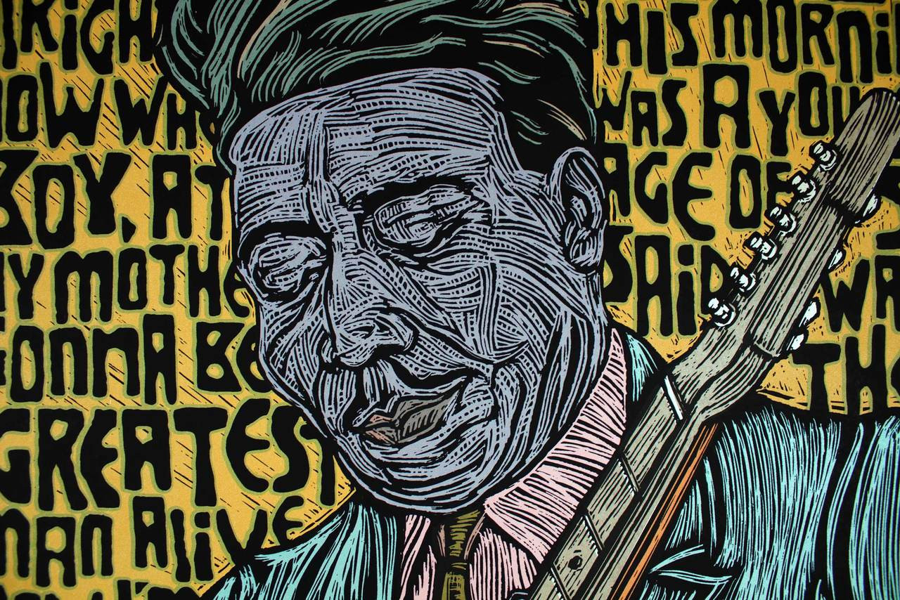 Muddy Waters Art Print Beautiful Etched Portrait SN Edition of 150 Gary ...