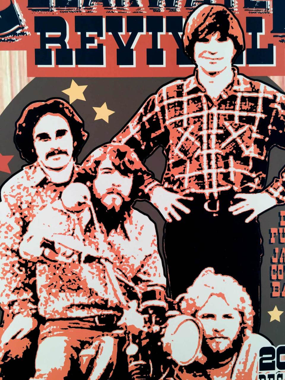 Creedence Clearwater Revival Poster New Fillmore East Tribute S/N 100 ...