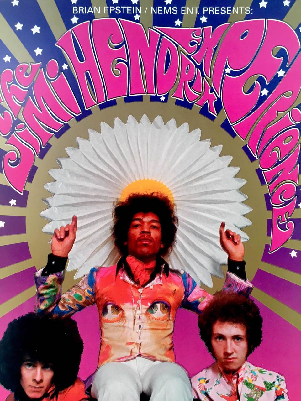 Jimi Hendrix Poster Saville Theater 1967/2002 UNCUT PROOF Bob Masse Sig ...