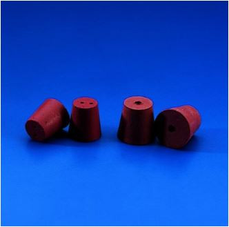 Conical Stoppers, Rubber 1 and 2 Hole, Kartell - MC Scientific