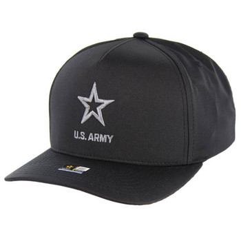 JM-AR002 LICENSED U.S. ARMY , ARMY LOGO(GREY) 5 PANEL - BLACK - Ace Cap ...