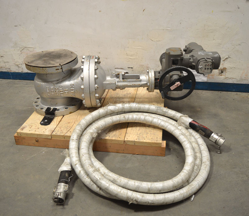 KITZ Auma AMO 2-Hp Actuator 10" Flanged Gate-Valve WCB 3-Phase ...
